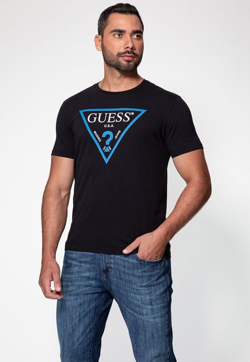 Camiseta masculina GUESS Brasil: peças originais na Loja Oficial ...